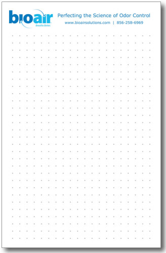 Dot Grid Notepads, Half Size 5.5 x 8.5 inches